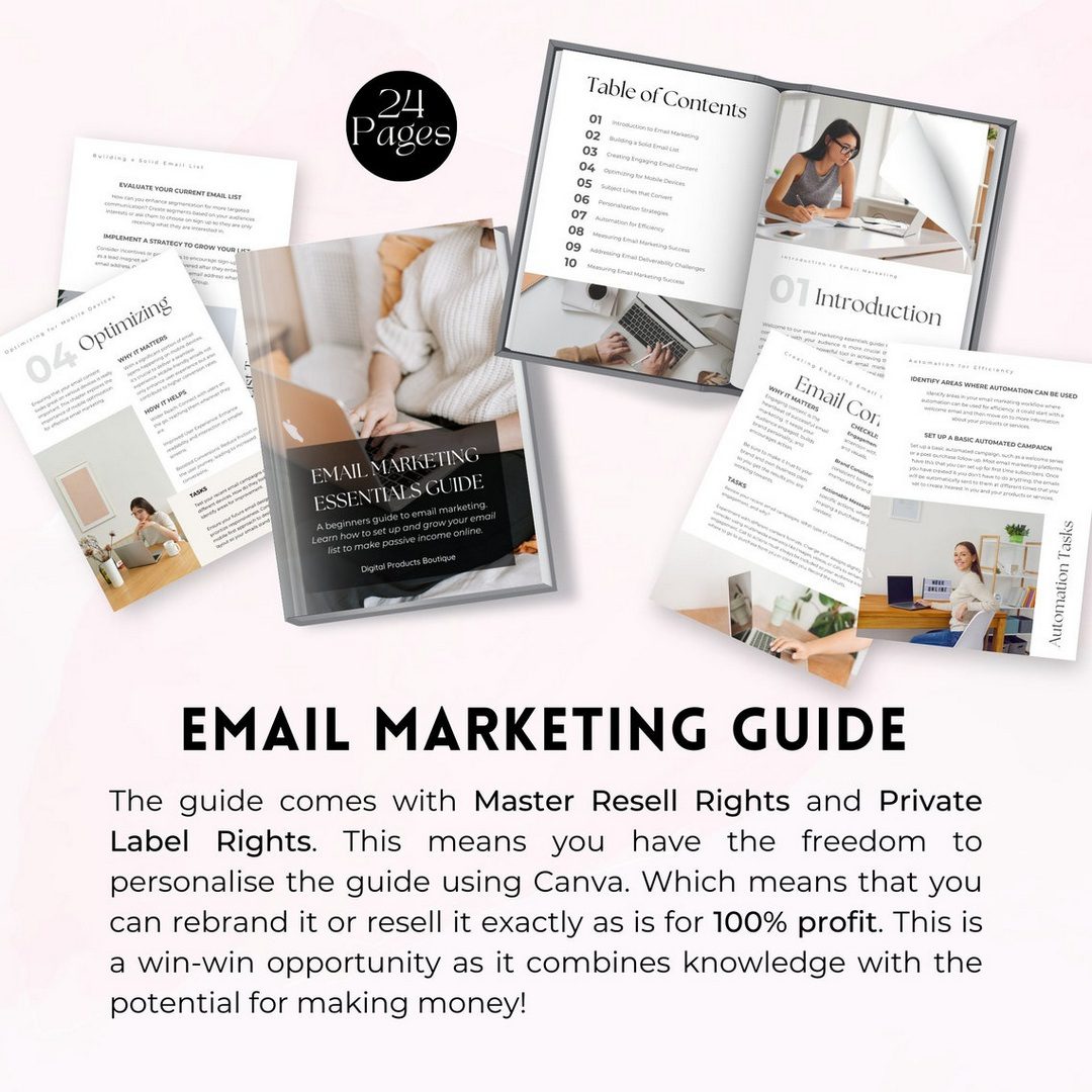 Done for You Email Marketing Essentials Guide with MRR/PLR - Ultimate ...