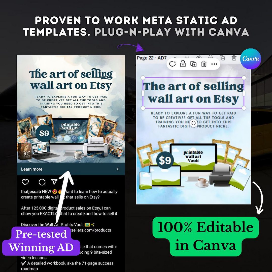 Digital Products Static Ads Templates with MRR/PLR - Ultimate Coaching Kit